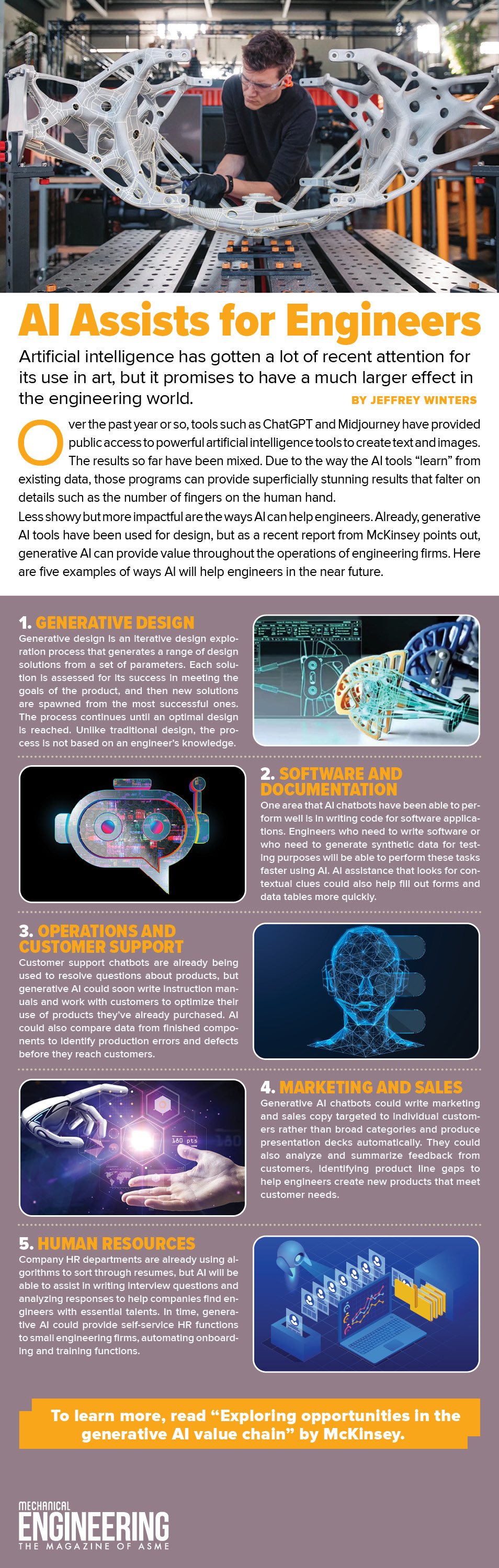 Infographic: 5 AI Impacts on Engineering World - ASME Infographic: 5 AI Impacts on Engineering World - ASME