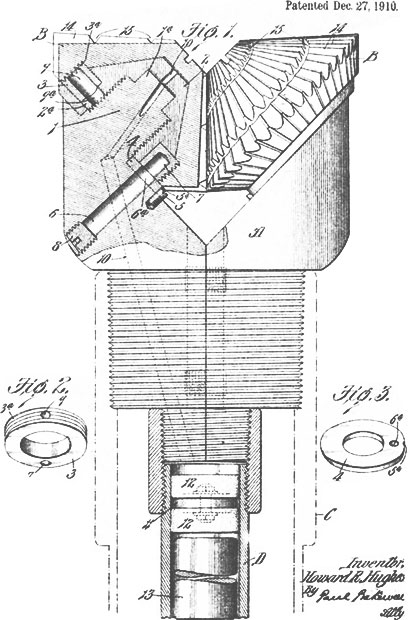 Oil Drill Bit Drawing